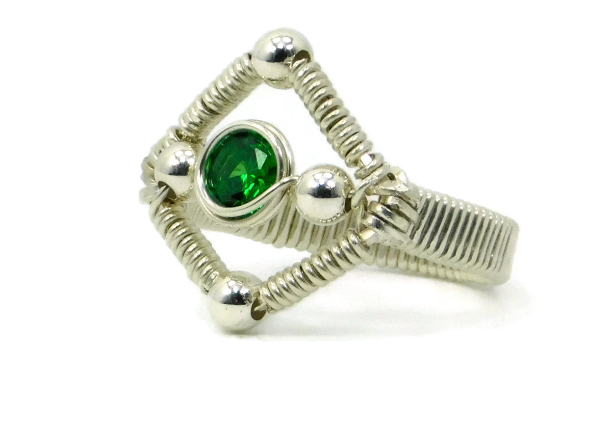 Vibrant Collection - Sterling Silver Single Gem Ring – Harbour View Gallery